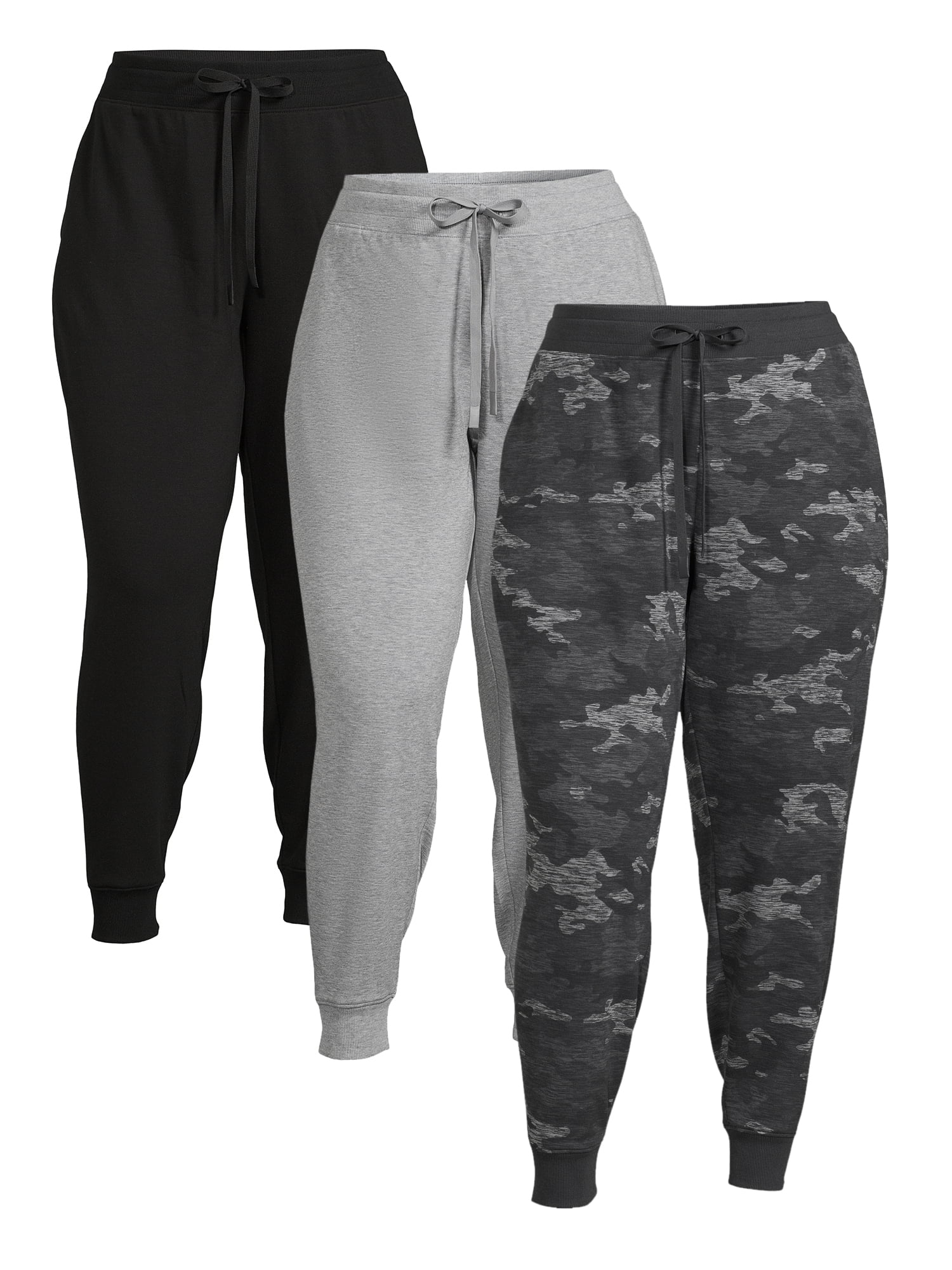 Athletic Works Women's Plus Size Super Soft Jogger Pants, 29” Inseam, 3 ...