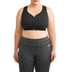 Athletic Works Women's Plus Size Zip Front Sports Bra - Walmart.com