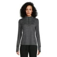 Athletic Works Women's Quarter Zip Active Jacket - Walmart.com