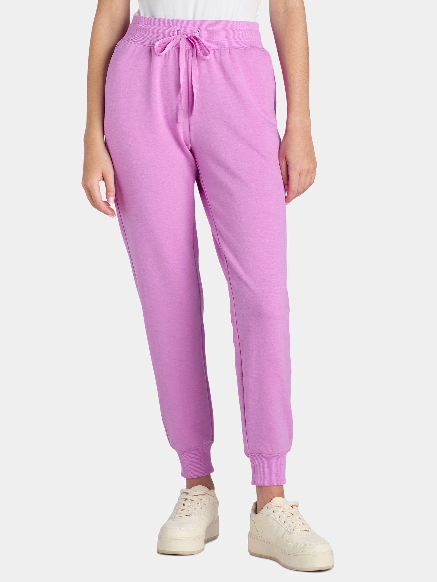 Athletic Works Women's Super Soft Joggers with Drawstring Pockets ...