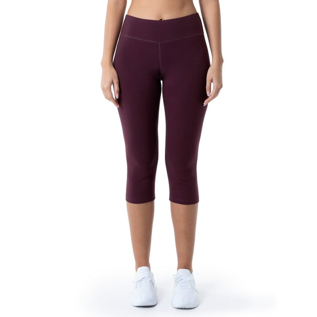 Athletic Works Women's and Women's Plus Active Dri-Works Capri Leggings ...