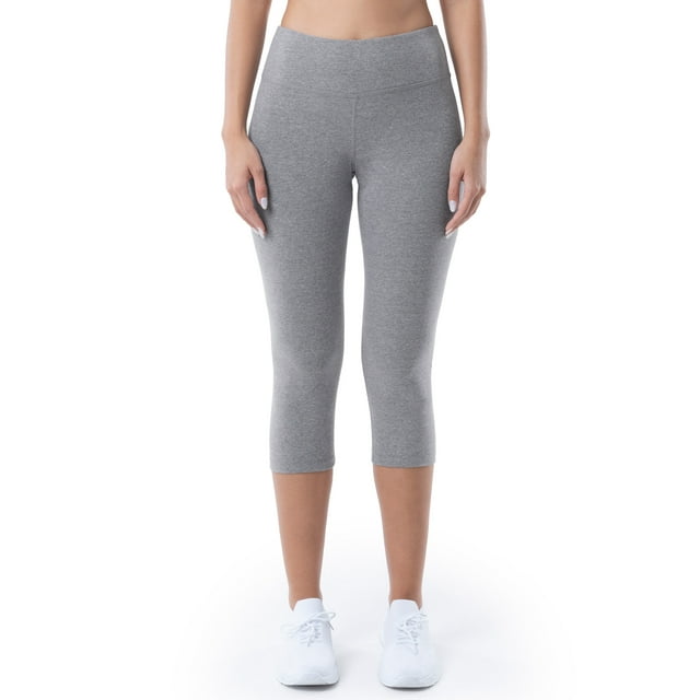 Athletic Works Women's Plus Active Dri-Works Capri Leggings, Sizes S-5X ...