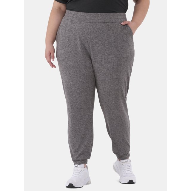Athletic Works Women's and Women's Plus ButterCore Jogger Pants, Sizes ...