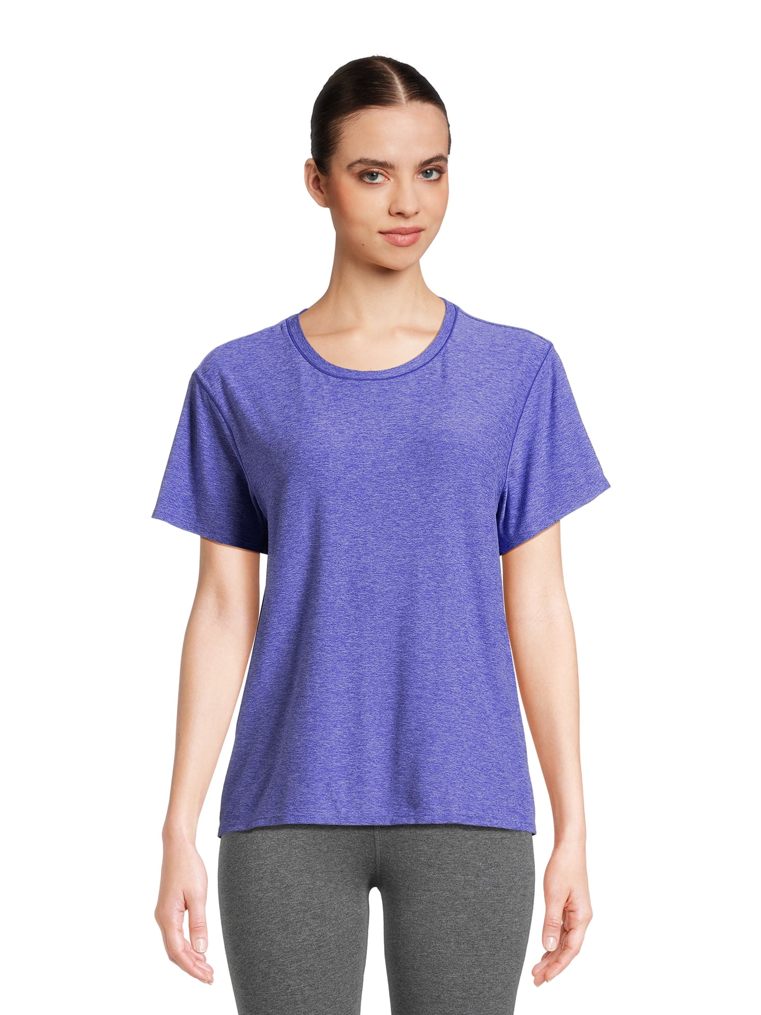 Athletic Works Women's ButterCore Tee, XS-4X, Lightweight, Moisture ...