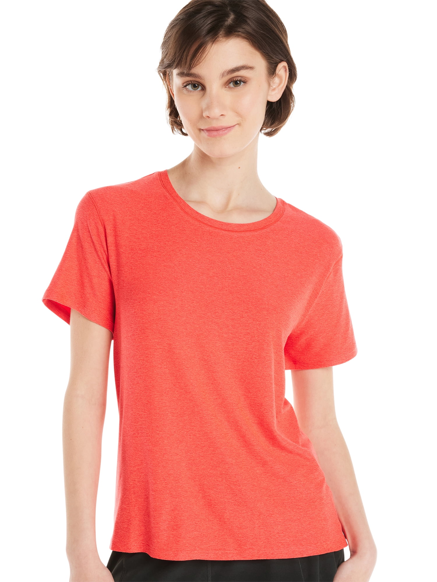 Athletic Works Women's and Women's Plus ButterCore Tee with Short ...