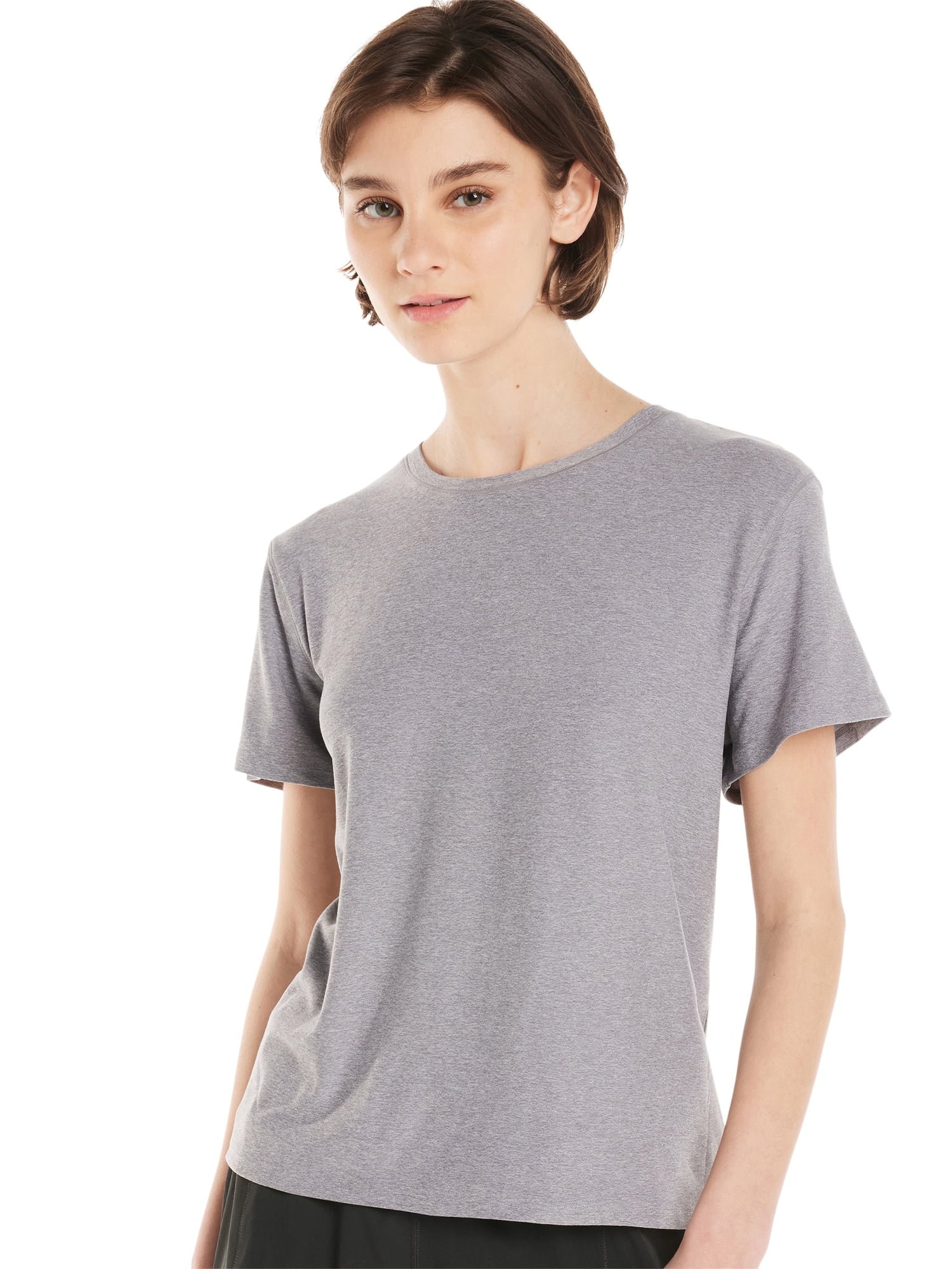 Athletic Works Women's ButterCore Tee Short Sleeves XS-4X Moisture ...