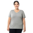 Athletic Works Women's and Women's Plus Core Active V-Neck T-Shirt ...