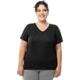 Athletic Works Women's and Women's Plus Core Active V-Neck T-Shirt ...
