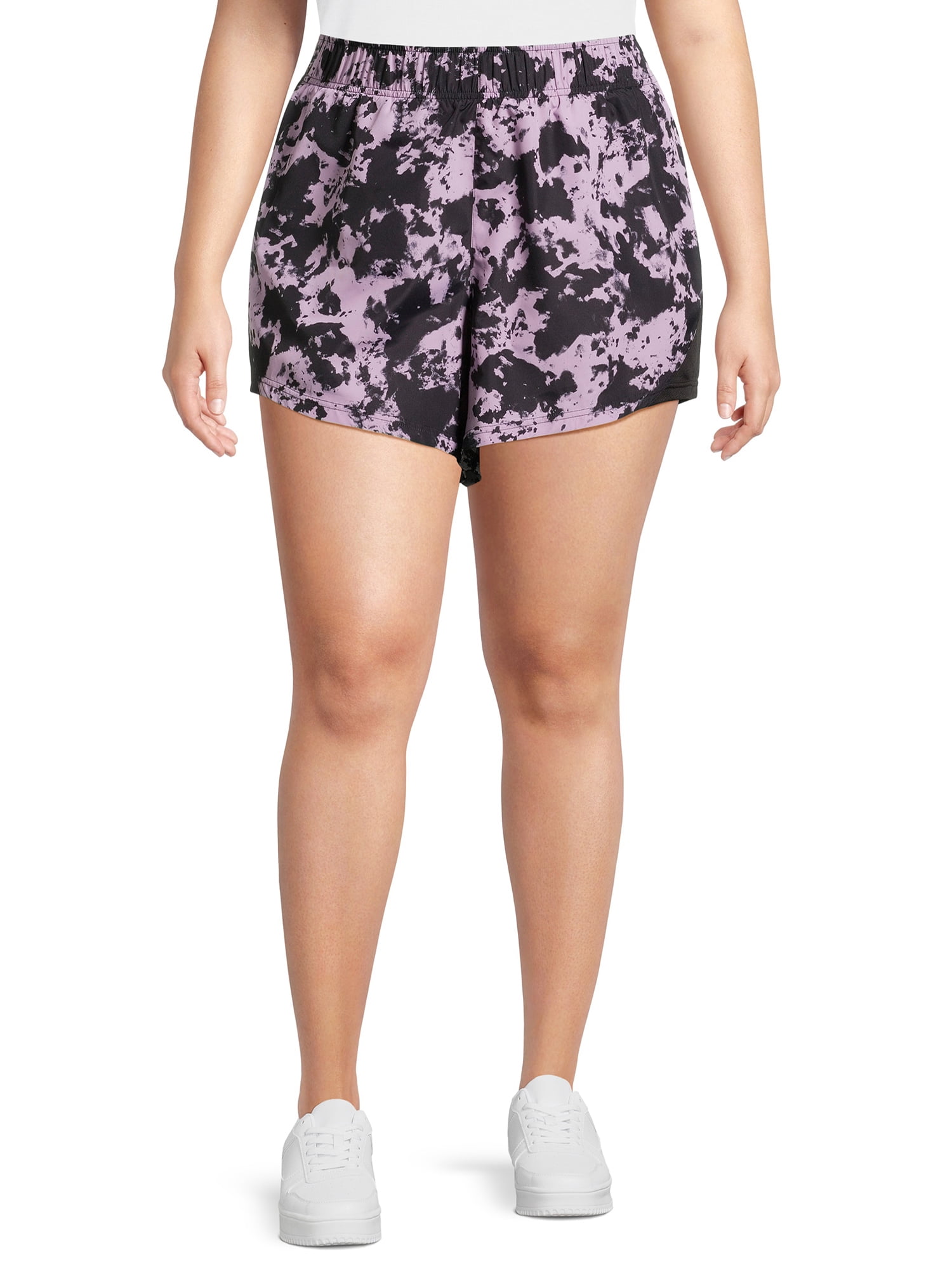 Athletic Works Women's and Women's Plus Core Running Shorts, Sizes 1X ...