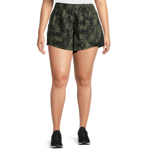 Athletic Works Women's and Women's Plus Core Running Shorts, Sizes XS ...