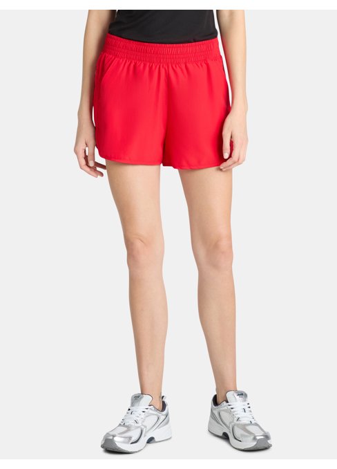 Athletic Works Women's and Women's Plus Piped Running Shorts, Sizes XS ...