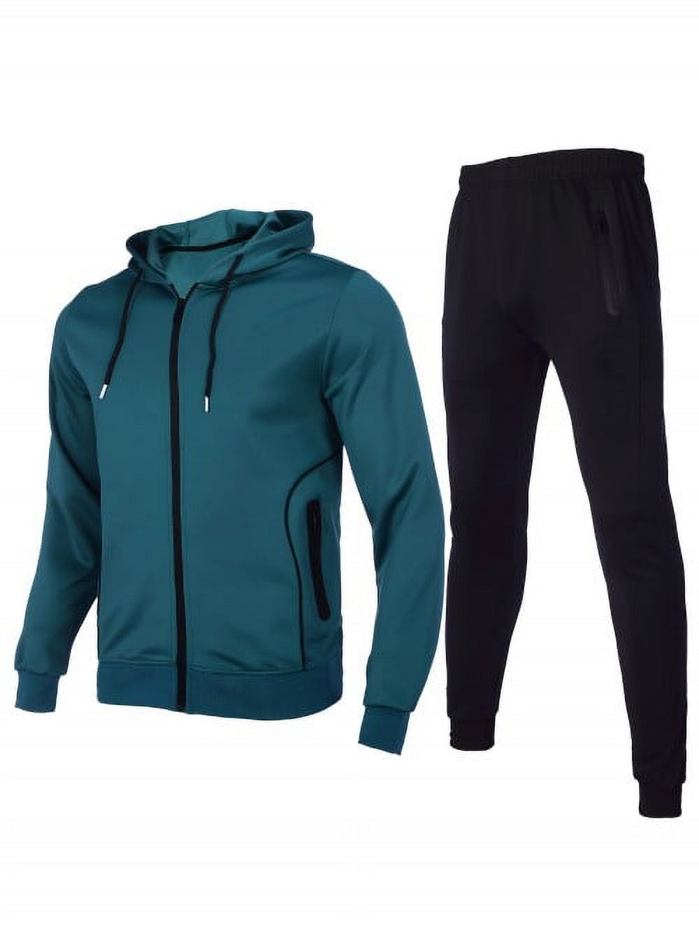 R RAMBLER 1985 Men's Athletic Tracksuit with Hoodie, Sports Sweat Suit ...