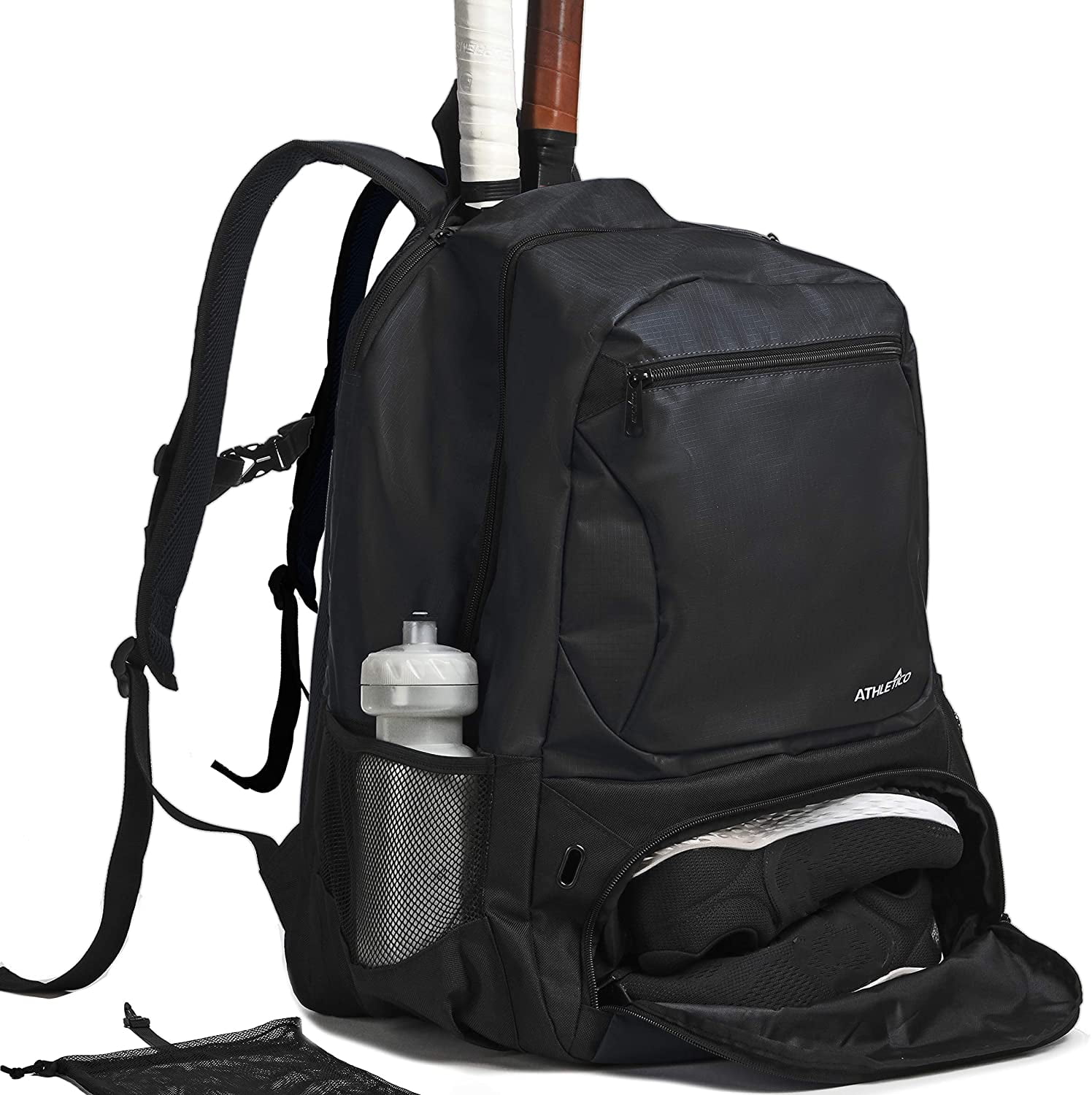 Athletico Premier Tennis Backpack - Tennis Bag Holds 2 Rackets in ...