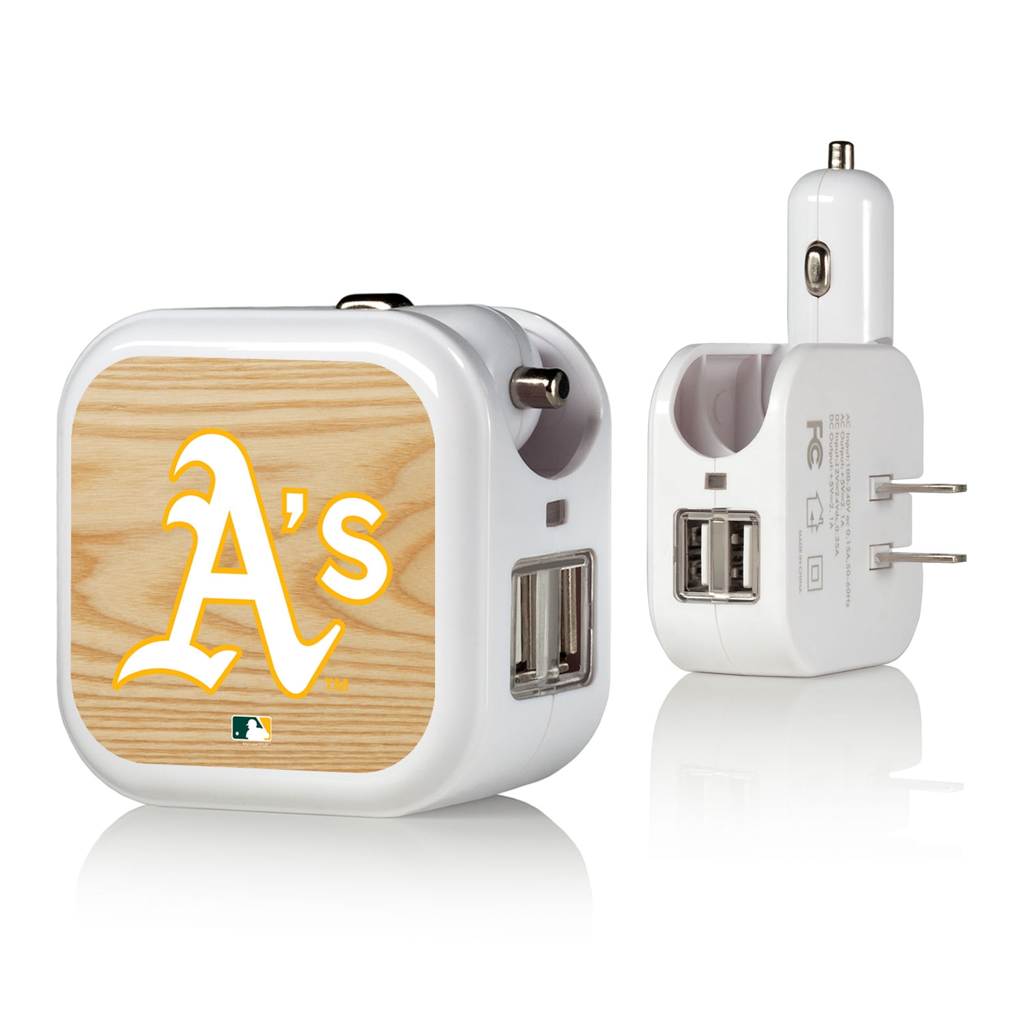 Athletics 2-in-1 Baseball Bat Design USB Charger - Walmart.com