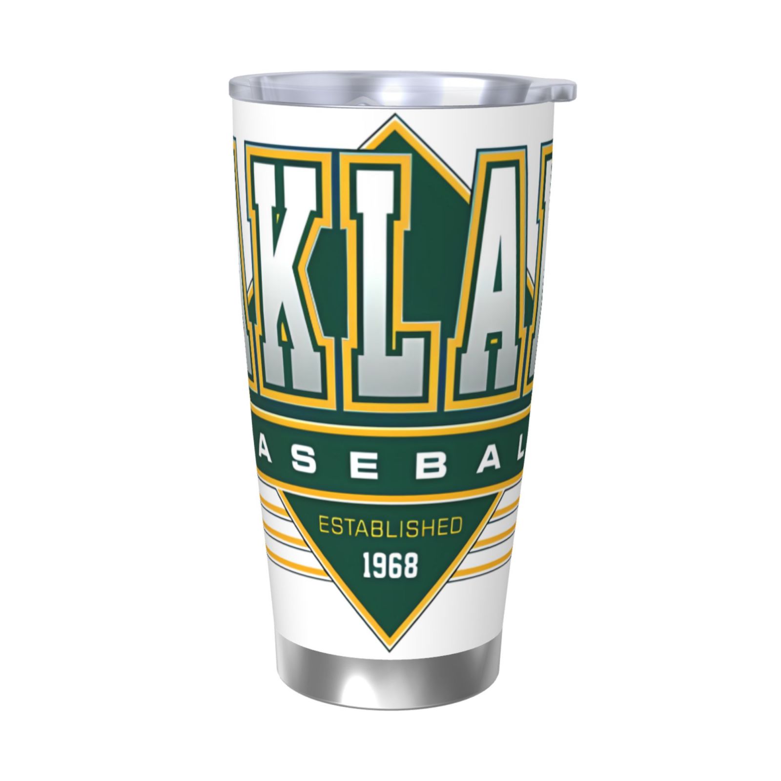 Athletics 20OZ Car Cup Without Straw One Size Team Logo Double Walled ...