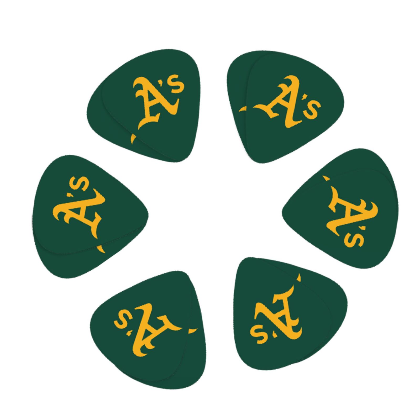 Athletics Baseball Team Custom Pick Set Ultimate Guitar Pick Value Pack ...
