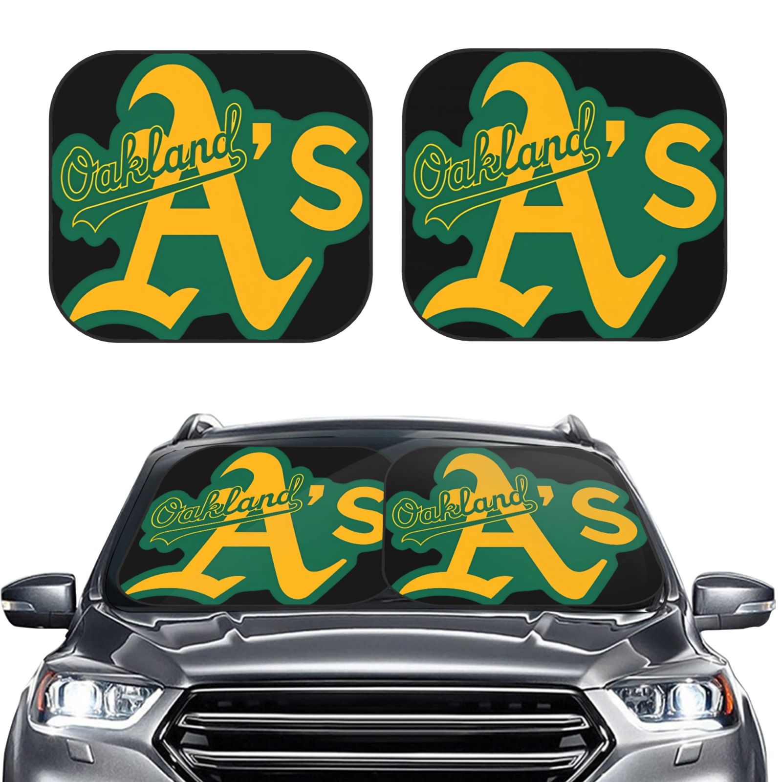 Athletics Car Windshield Sun Shade Foldable Front Windshield Shade for ...