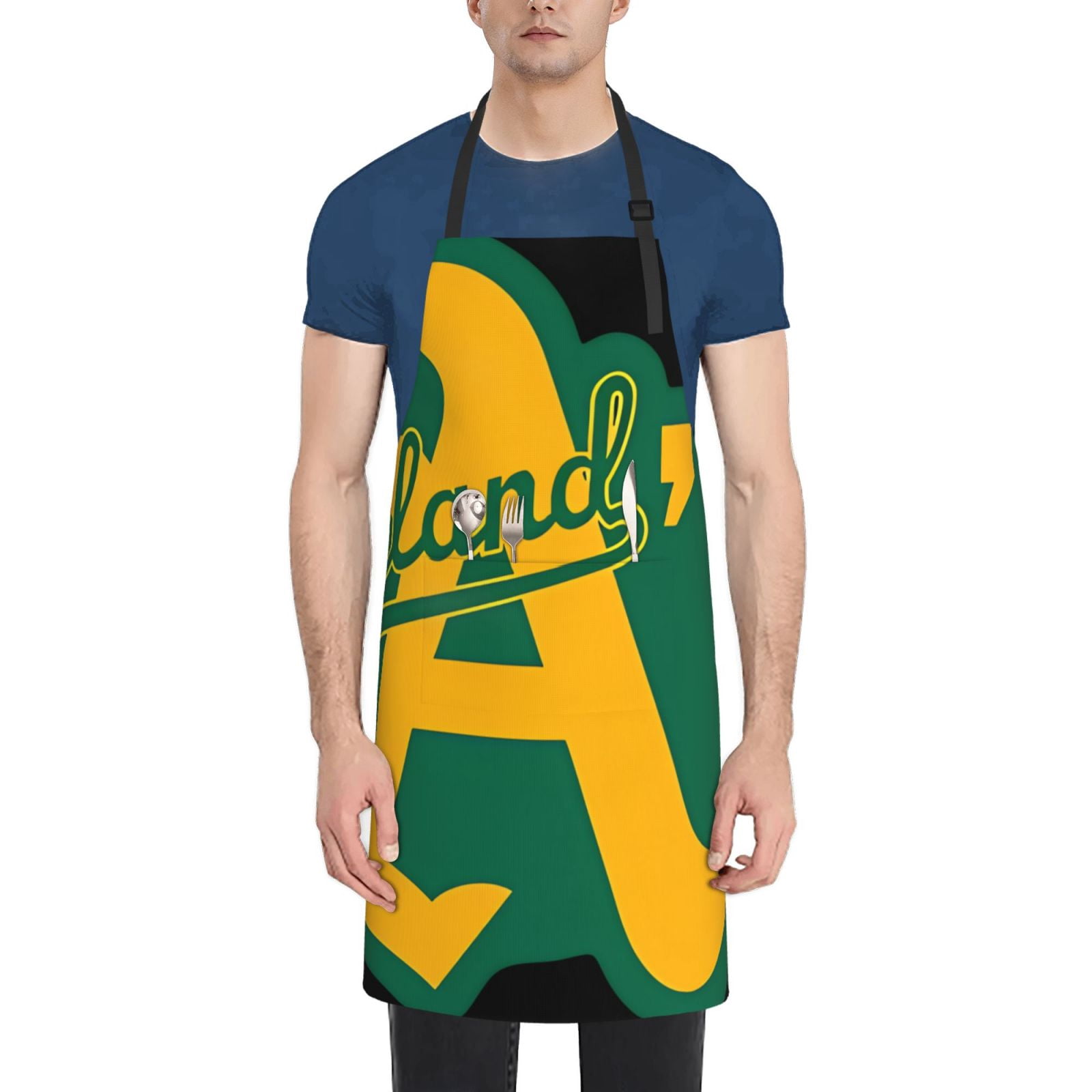 Athletics Waterproof Apron Adjustable Kitchen Aprons Baking Aprons ...