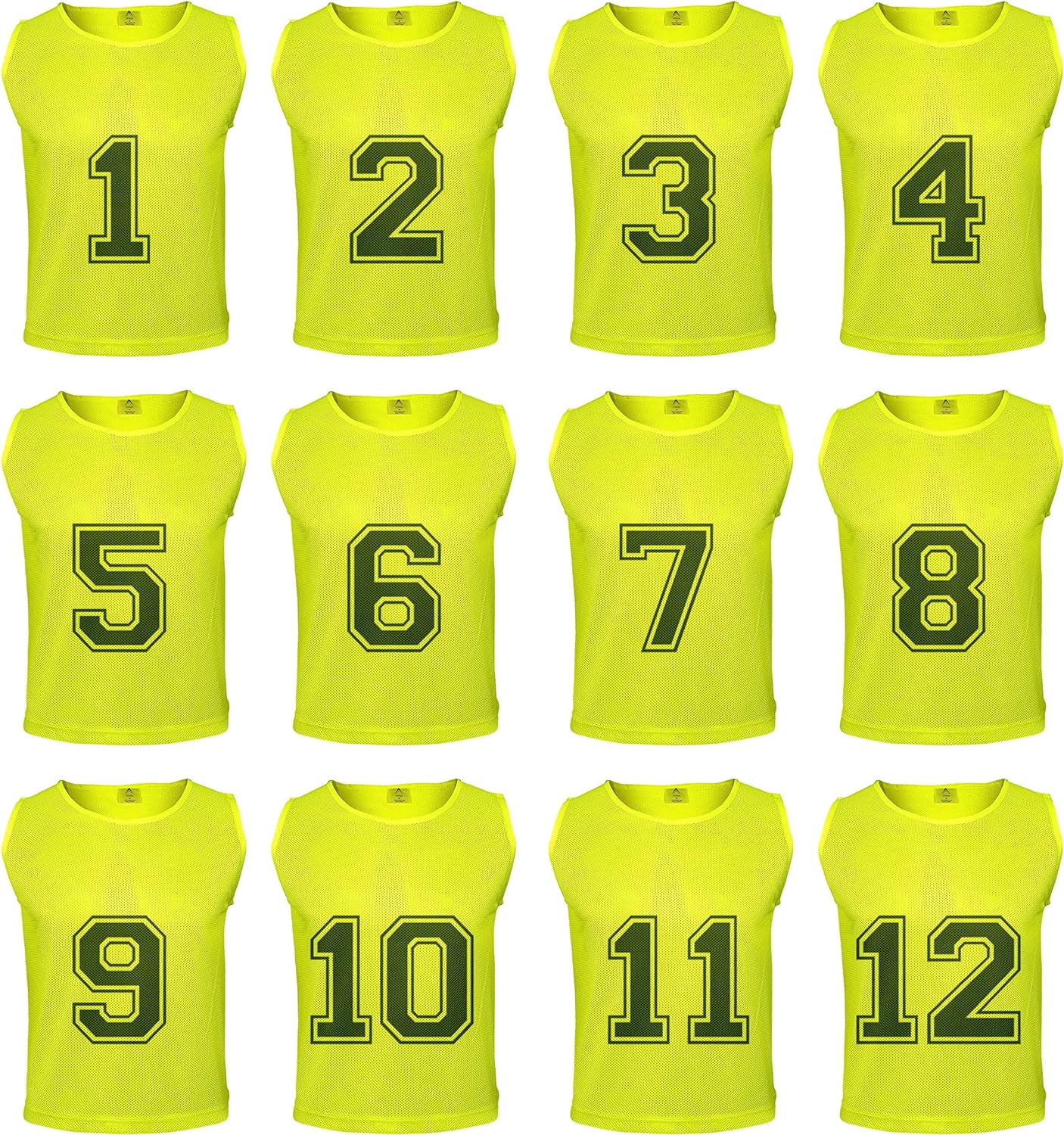 Athllete DURAMESH Set of 12- Scrimmage Vest/Pinnies/Team Practice ...