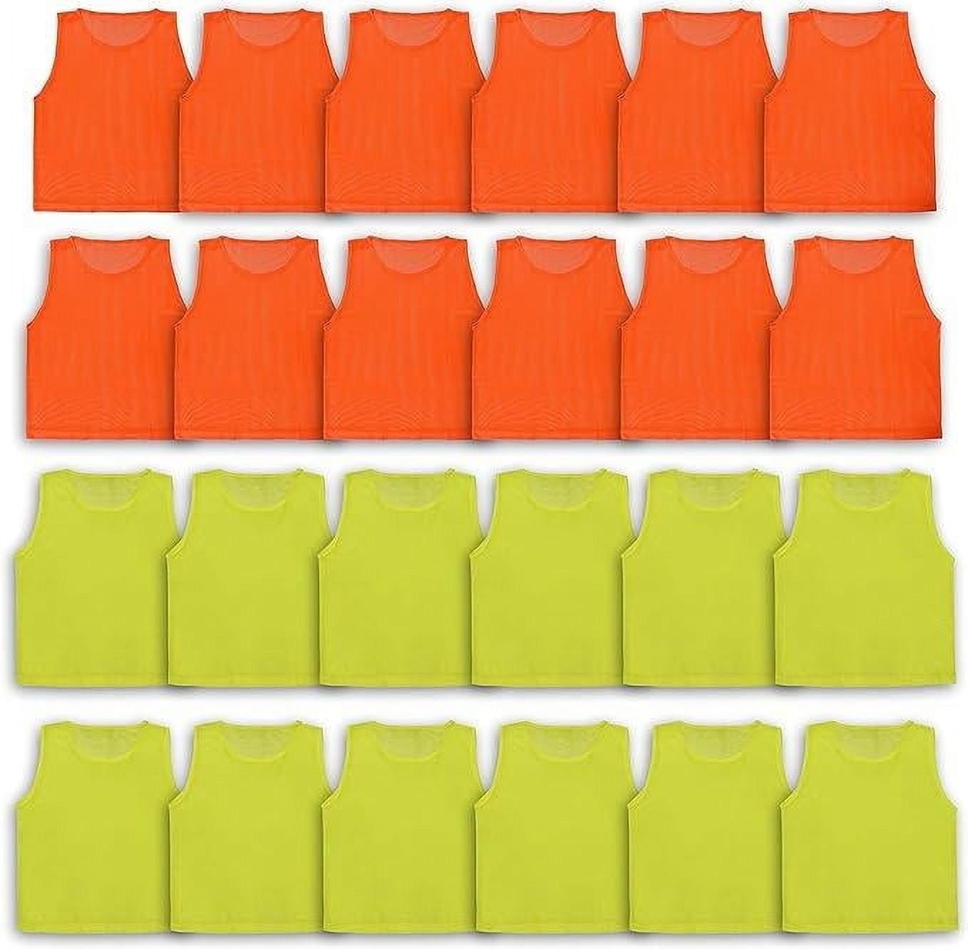 Athllete Litemesh Pinnies Scrimmage Vests Team Practice Jersey, 24-Pack ...