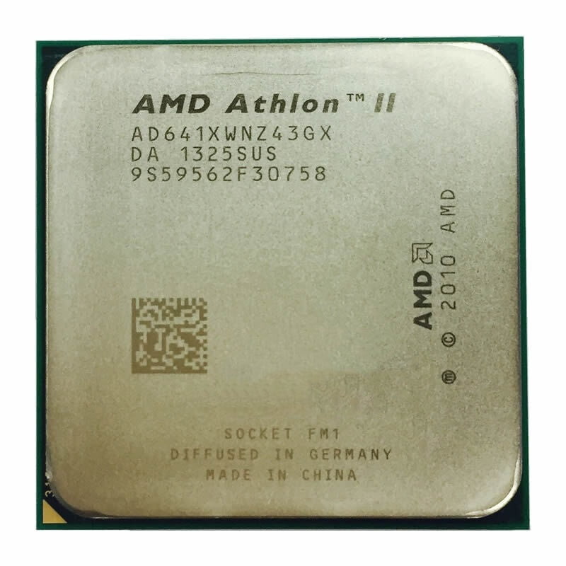 Athlon II X4 641 2.8GHz Quad- CPU Processor AD641XWNZ43GX Socket FM1 NO ...