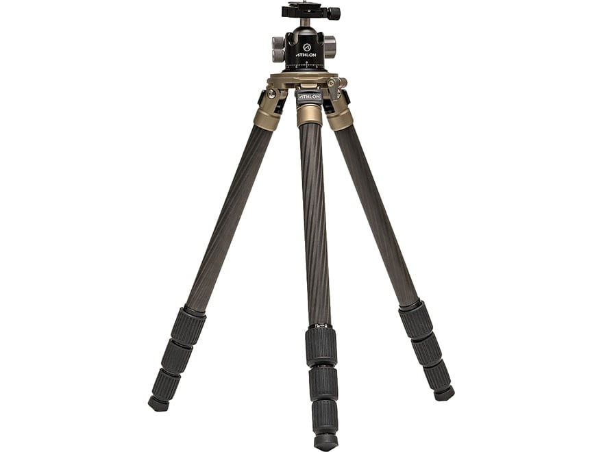 Athlon Optics Midas CF36 - Carbon Fiber Tripod, 36mm Tube, 55mm Ball ...