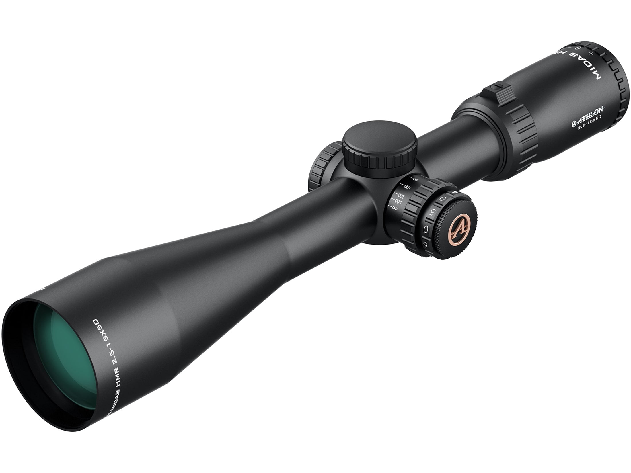 Athlon Optics Midas HMR Rifle Scope 2.5-15x 50mm Illuminated BDC600A ...
