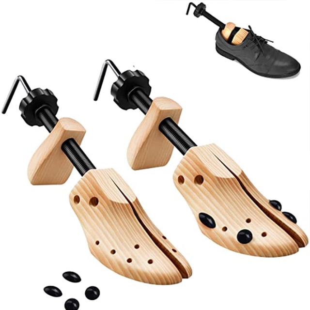Athome Adjustable Shoe Stretcher, Wooden Shoe Shaper Expander for Men ...