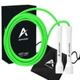 Athverv Jump Rope, Skipping Rope For Tricks And Releases, Green & Green ...