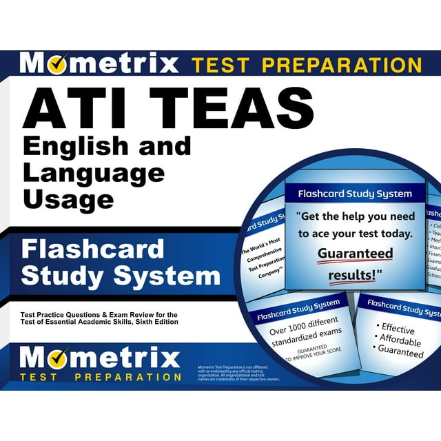Ati Teas English and Language Usage Flashcard Study System : Teas 6 ...