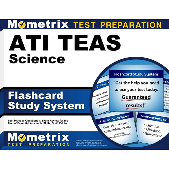 Ati Teas Science Flashcard Study System : Teas 6 Test Practice ...