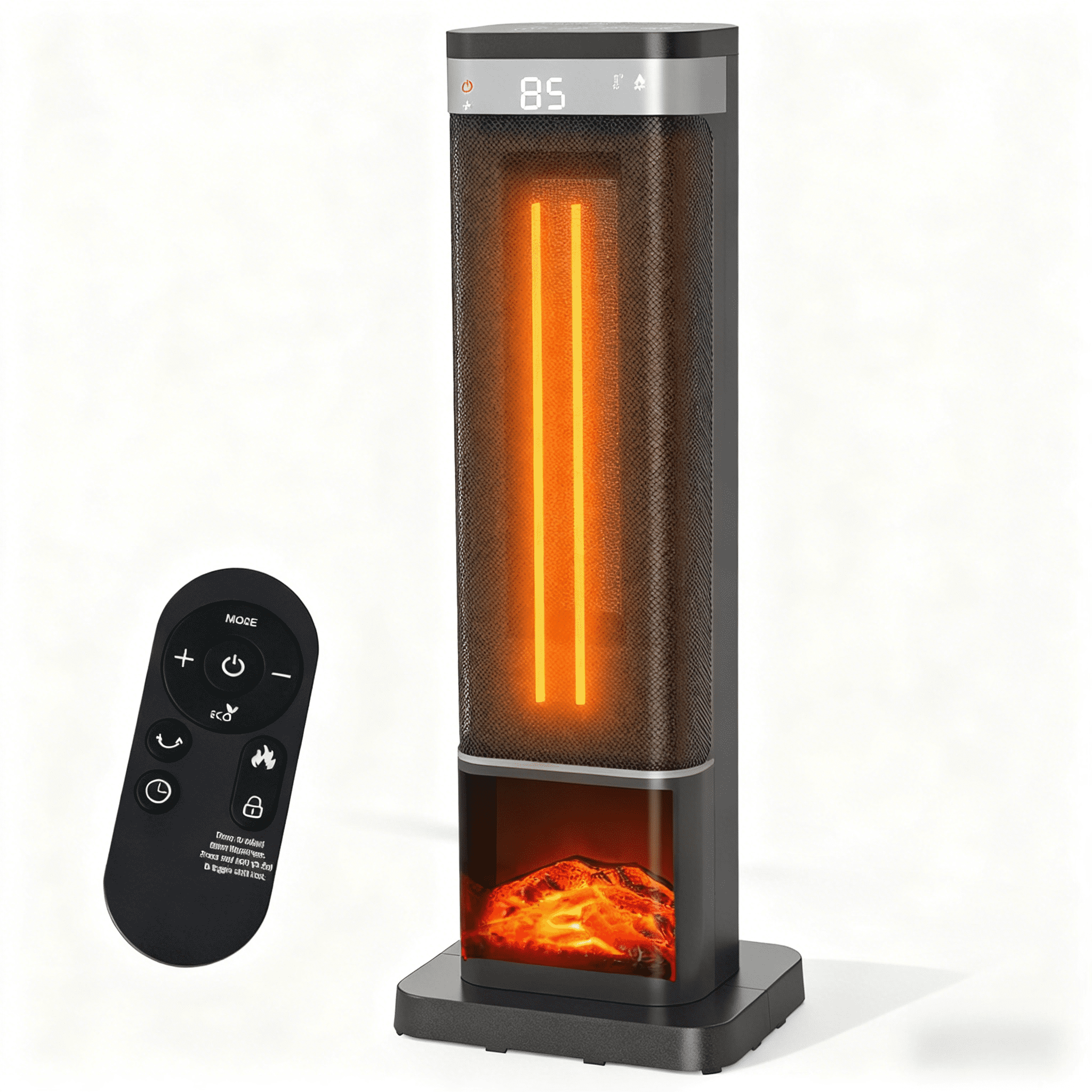 Atilioo 1500W Portable Space Heater, 23" Electric Heater with ...