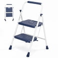 Atilioo 2 Step Ladder, Folding Portable Step Stool with Heavy-Duty ...
