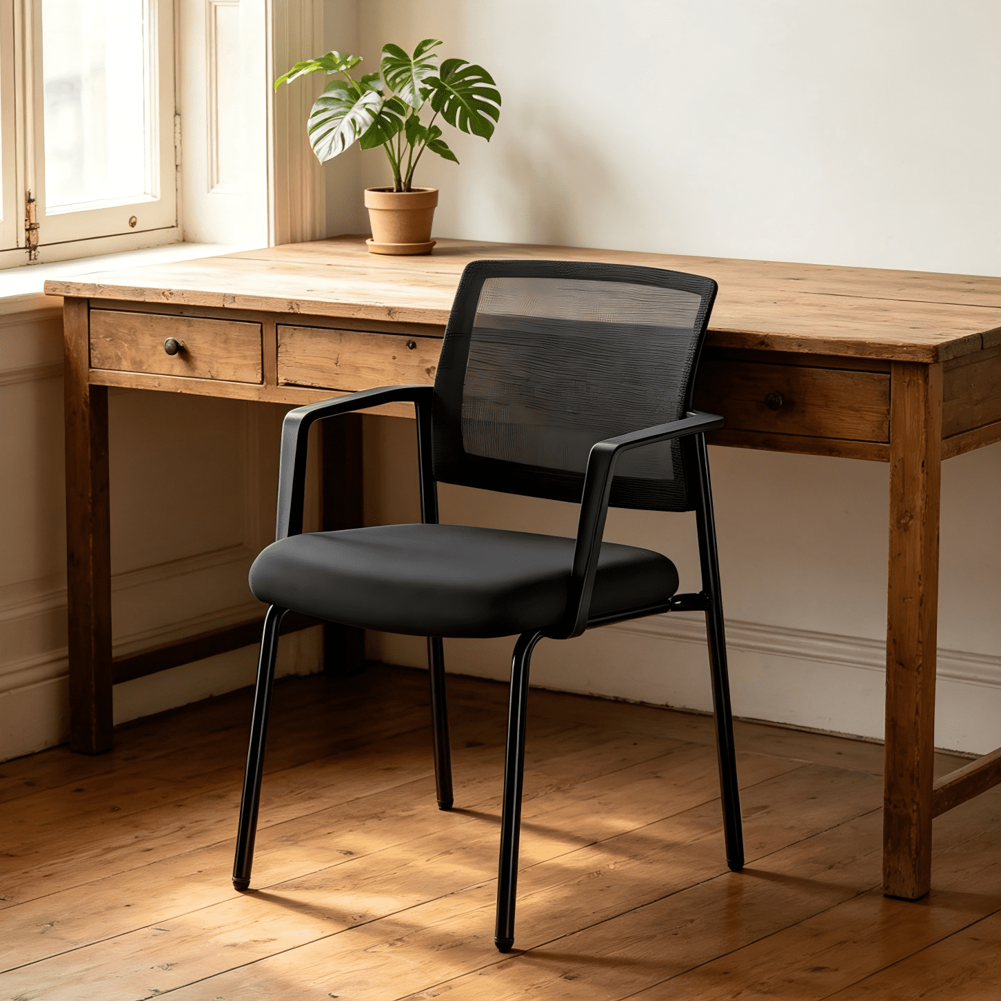 Atilioo Office Desk Chair, Heavy Duty Mesh Chair for Waiting Room ...