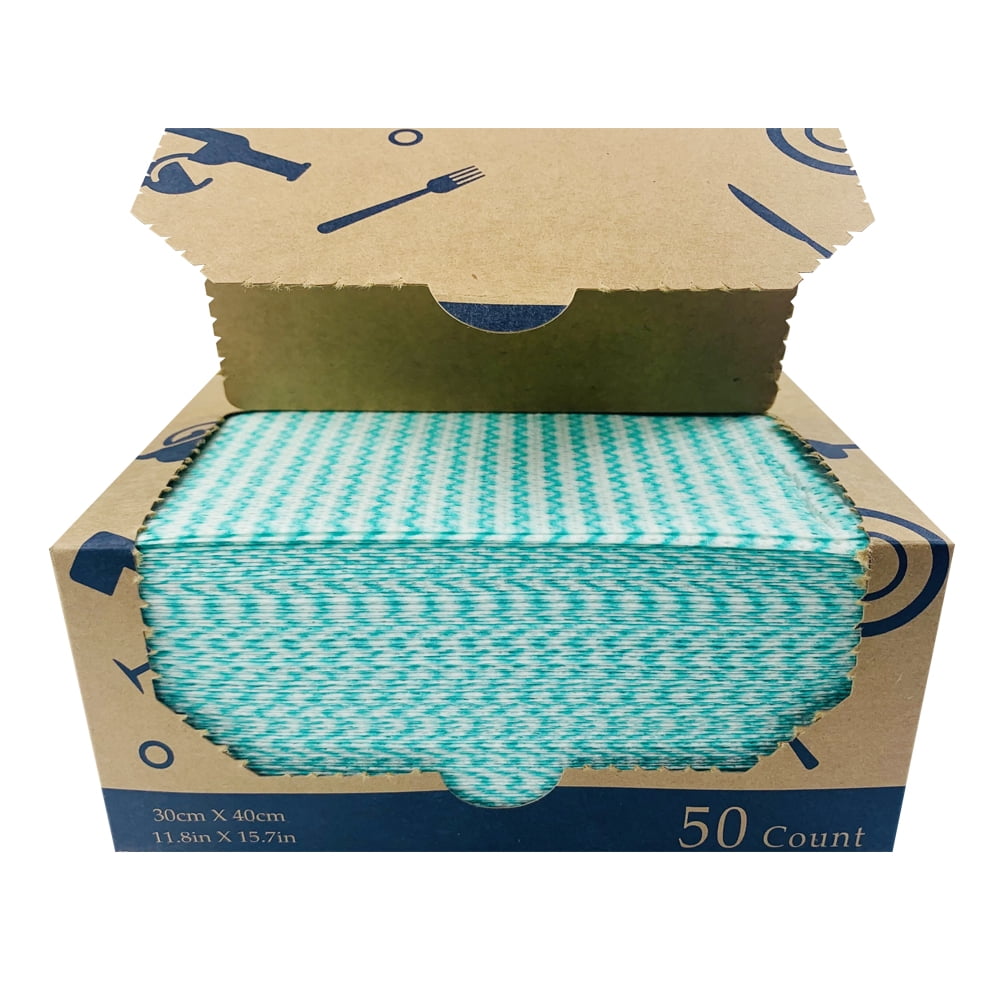Atitifope Heavy Duty Wipes Dish Cloths 50Pieces Reusable Wipes Multi ...