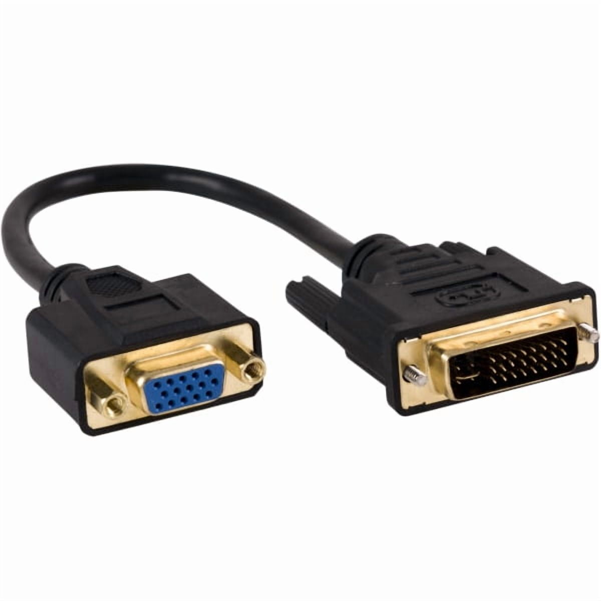 Ativa¬Æ DVI-I Male to VGA Female Adapter, Black, Video Connector Cable ...