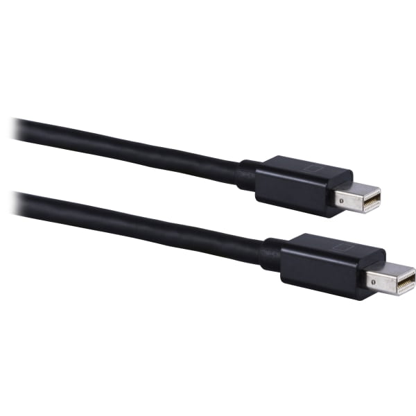 Ativa® Mini DisplayPort to Mini DisplayPort Cable, 6’, Black, 36544 ...