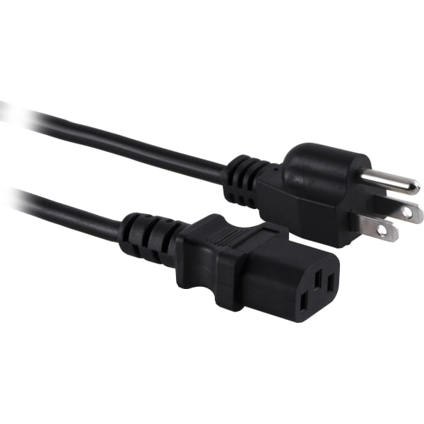 Ativa® Universal AC Replacement Power Cord, 10’, Black, 26897 - Walmart.com