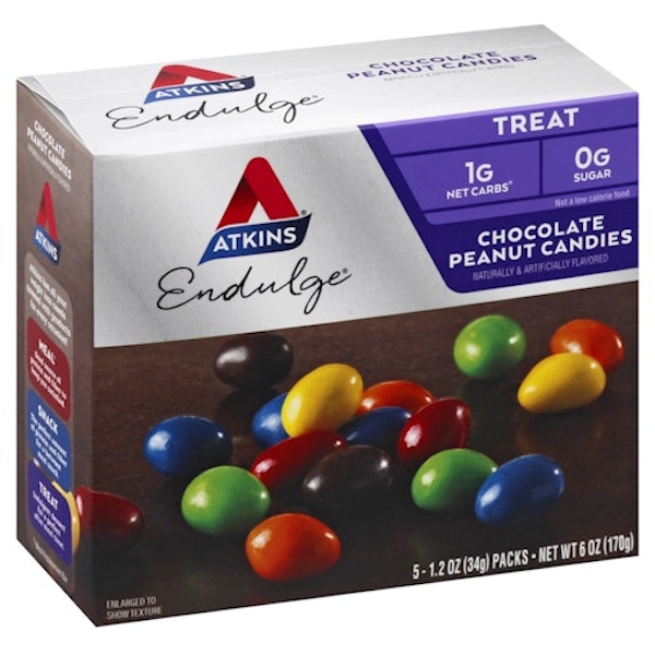 Atkins Endulge Candies, Chocolate Peanut - Walmart.com