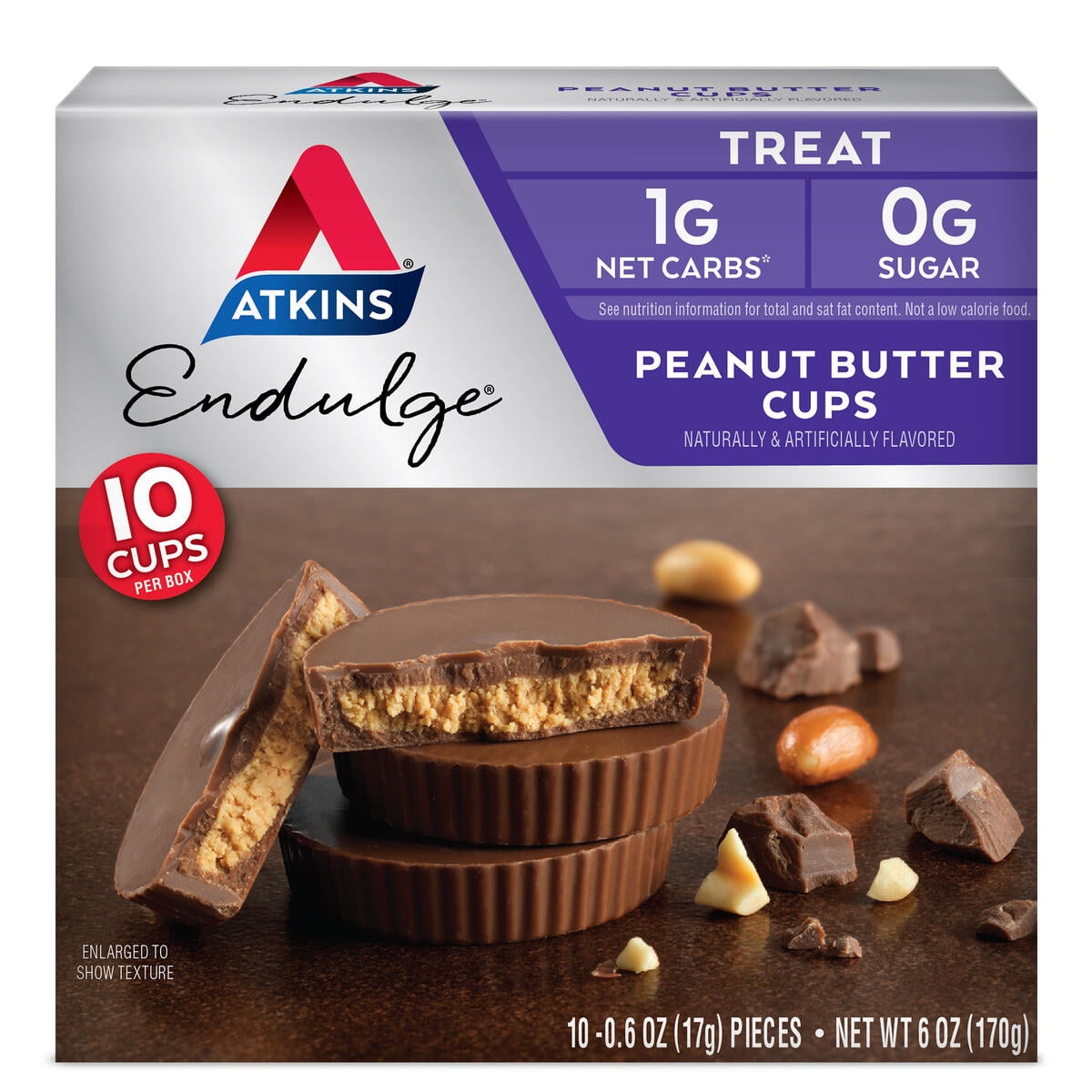 (1PACK),Atkins Endulge Peanut Butter Cups, Dessert Favorite, Low Carb ...