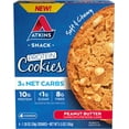 Atkins Peanut Butter Protein Cookie, Protein Dessert, Rich in Fiber, 3g ...