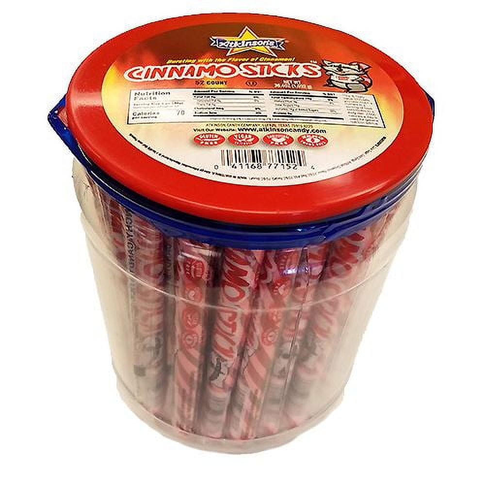 Atkinson Candy Atkinson Jumbo Cinnamo Candy Sticks, 7 Ounce Sticks - 52 ...