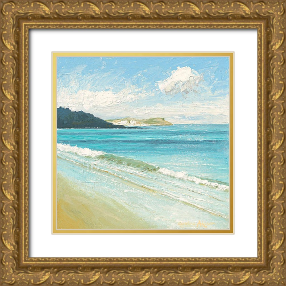 Atkinson, Caroline 15x15 Gold Ornate Wood Framed with Double Matting ...