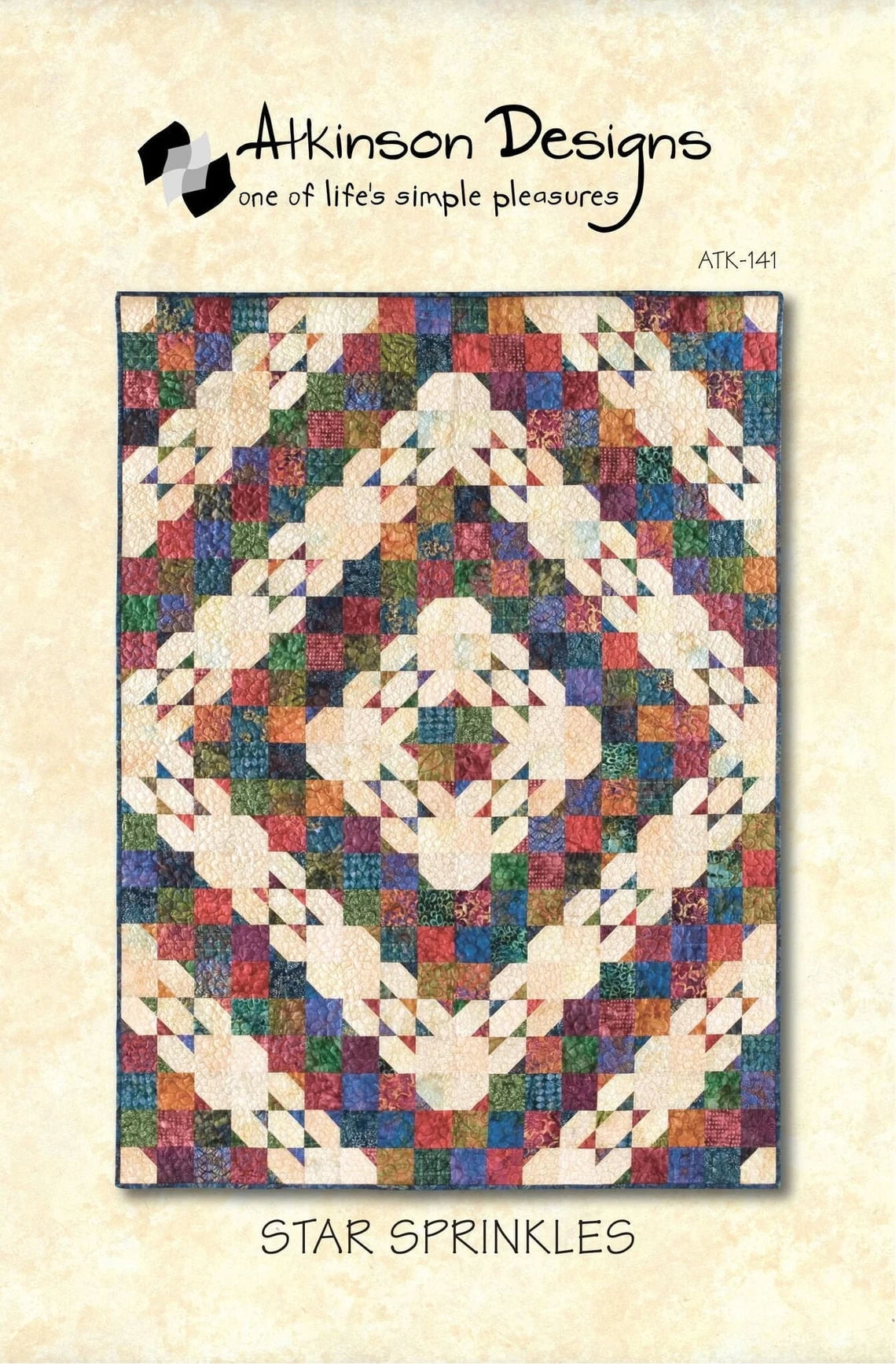 Atkinson Designs: Star Sprinkles Quilt Pattern - Walmart.com