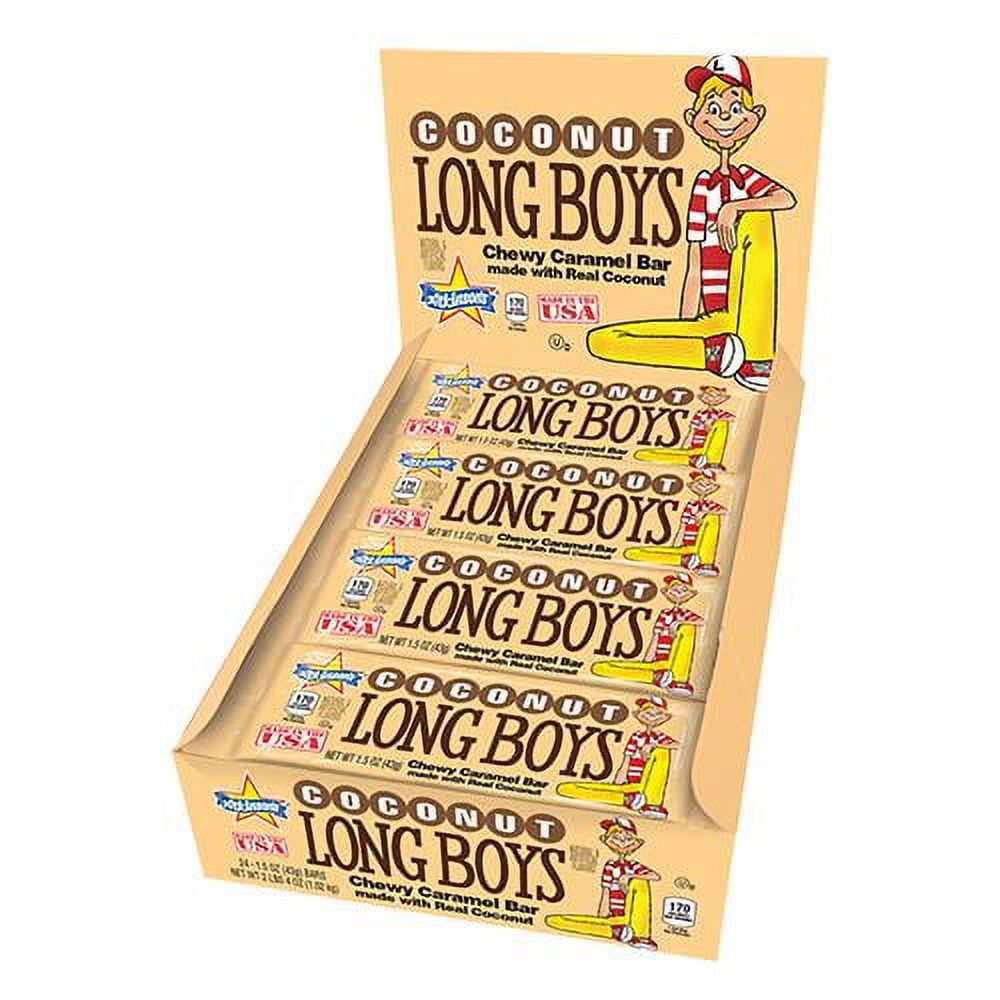 Atkinson's Coconut Long Boys Chewy Caramel Candy Bar 1.5 oz. - Walmart.com