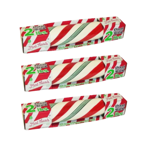Atkinson's Mint Twists Giant Peppermint Stick 2 LB Stick - Pack of 1, 2 ...