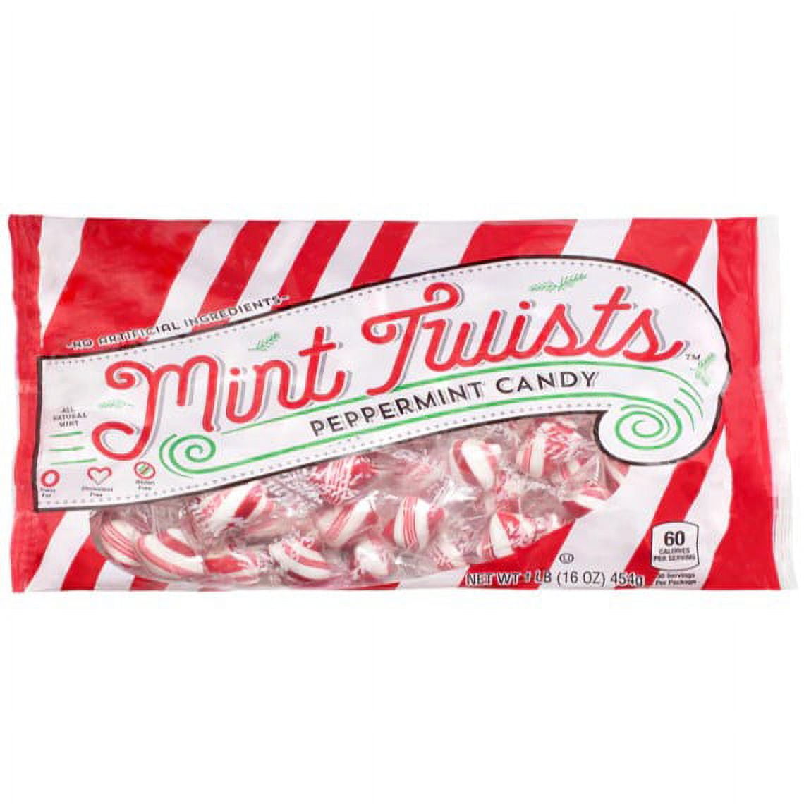 Atkinson's Red & White Peppermint Twists - Walmart.com