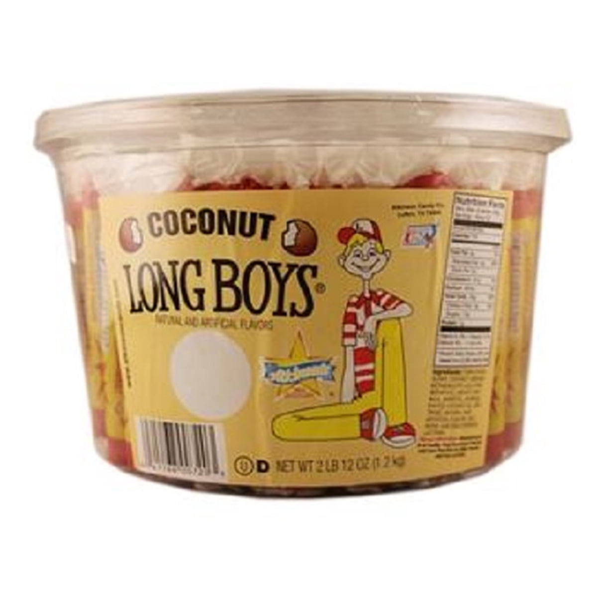 Atkinsons Longboys Coconut Tub - 130 Count, Caramel, Low Fat, Kosher ...