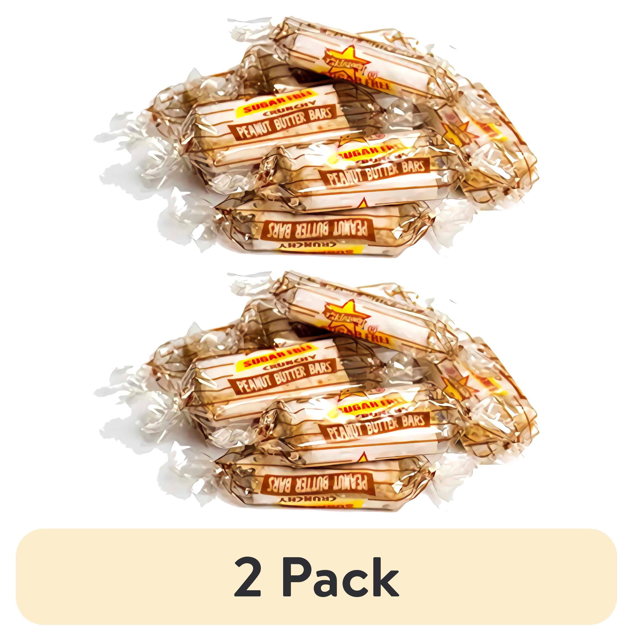 (2 pack) Atkinsons Sugar-Free Peanut Butter Bars 2lb Bag – No Sugar ...