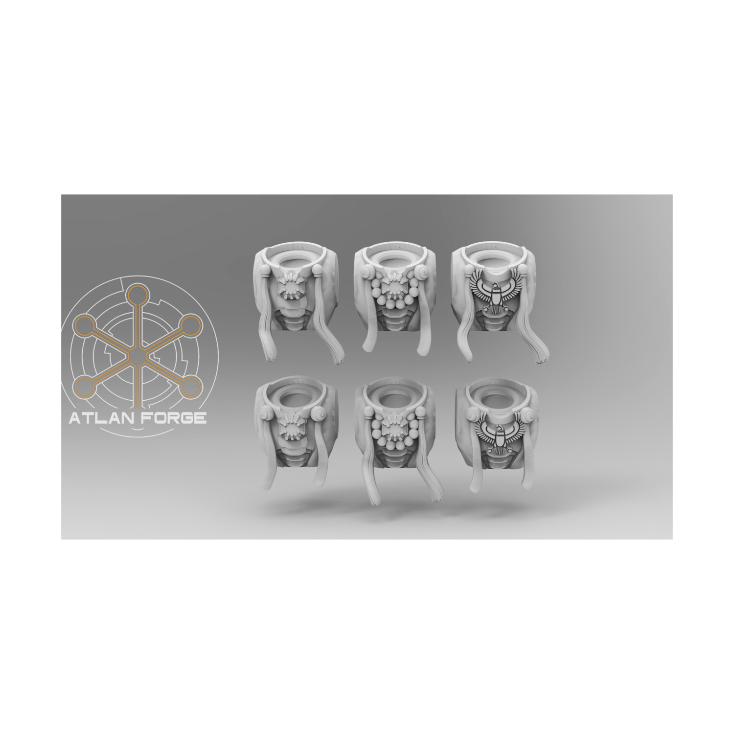 Atlan Forge Mages of Aegyptus Torso Pack New - Walmart.com